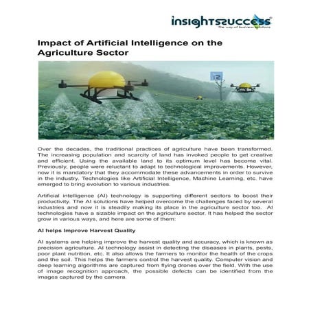 Impact of Artificial Intelligence on the Agriculture Sector.pdf