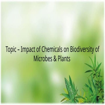 Impact of chemicals on microbes and plants.PPT.pptx