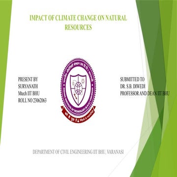 IMPACT OF CLIMATE CHANGE ON NATURAL RESOURCES.pptx