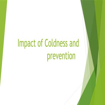 Cold Stress Hazards and Prevention | PPT
