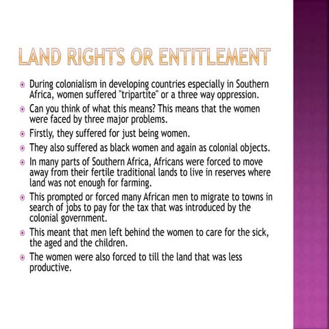 Impact of Colonialism on Women | PPTX