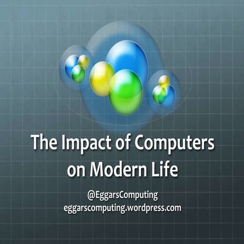 Impact of computers | PPTX