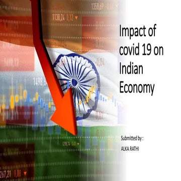 Impact of Covid on Indian Economy in various Economic Sectors | PPTX