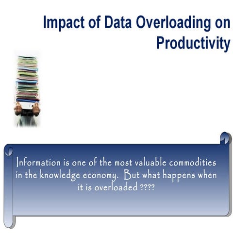 Impact of data overloading on productivity | PPT