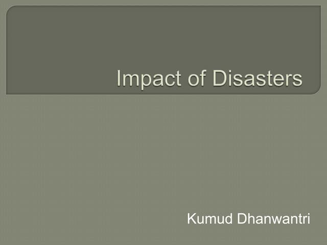 Community based disaster risk management approaches | PPTX