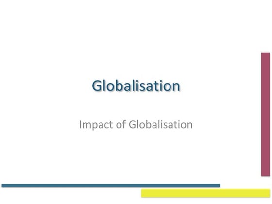 Impact of globalization on organizational behaviour | PPT