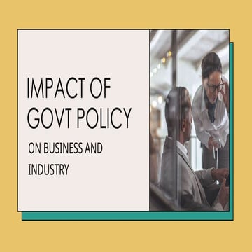 IMPACT OF GOVT POLICY FOR CLASS 12.pptx. | PPTX