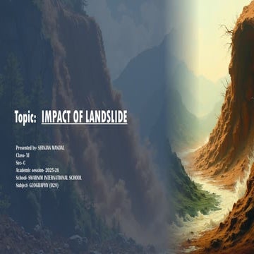 IMPACT OF LANDSLIDE..................... | PPTX