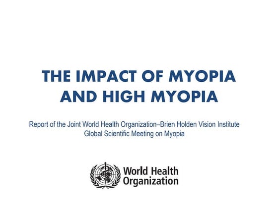 Myopia control | PDF | Eye and Vision Conditions | Diseases and Conditions