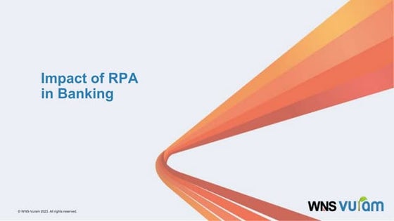 The Impact of AI-Powered RPA in Banking! | PPTX