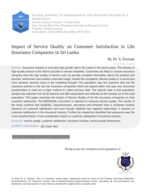 Customer experience in Insurance | PDF