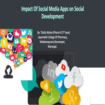 Impact of Social apps on Social media | PDF