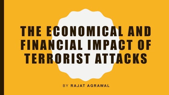 Man made Disasters - Terrorism - WTC vs Mumbai Attacks | PPT