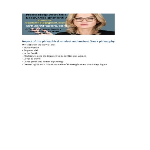 Impact of the philosphical mindset and ancient Greek philosophy.pdf