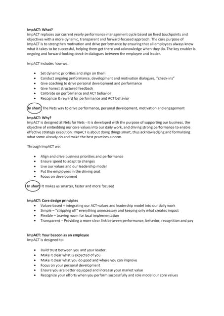 Check in one pager | PDF