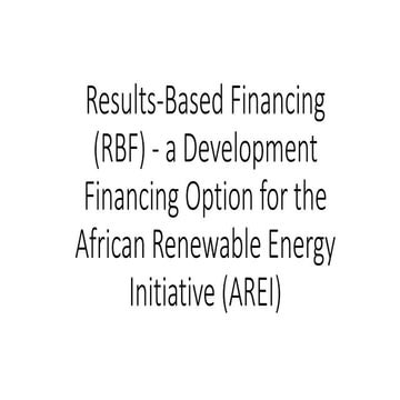 Results-based Financing | PPT