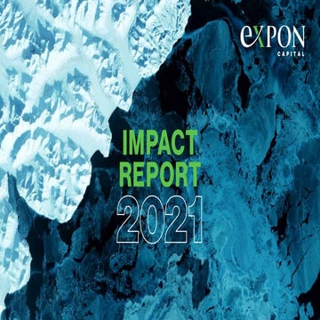 Expon Capital - Impact Report 2021 | PDF