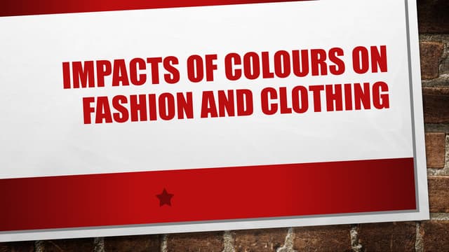 Psychology of colors | PPTX