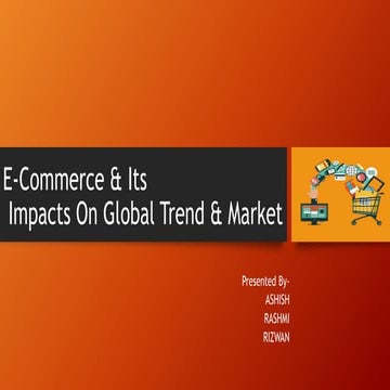 Impacts of e commerce | PPTX