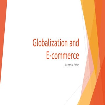 Impacts of ecommerce | PPT