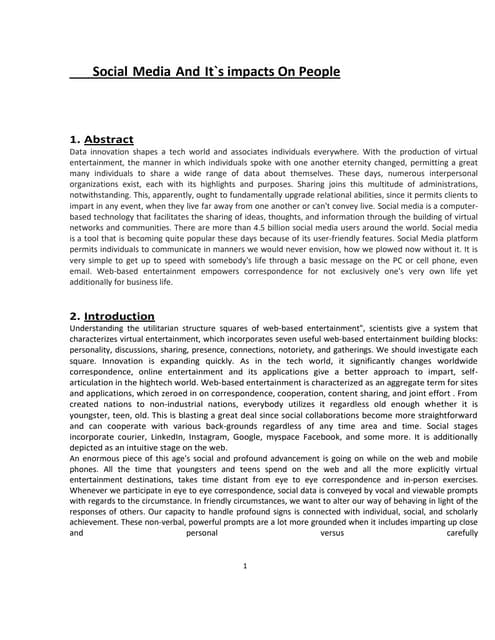 Illustrate how information age and social media have made an impact to ...