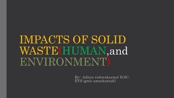 Hazardous waste management | PPT