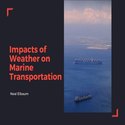 Impacts of Weather on Marine Transportation | PDF