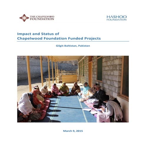 Impact and Status of Chapelwood Foundation Funded Projects | PDF