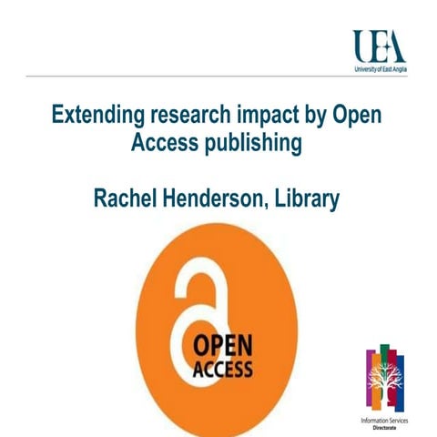Impact via open access mar13 | PPT