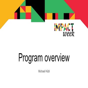 Impact Week - Program Overview | PDF