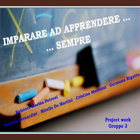 Imparare ad apprendere | PPT