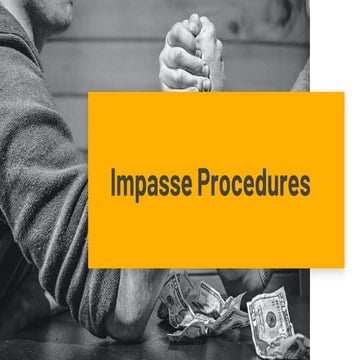 Impasse procedures | PPT