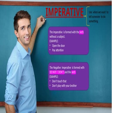 IMPERATIVE -english class in Lima -2024 city | PPTX