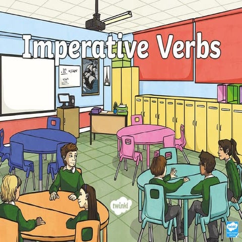 Imperatives verbs through commnads in different situation | PPT