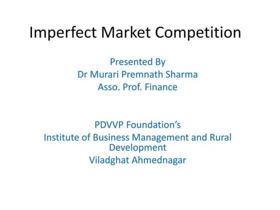Market structure | PPT
