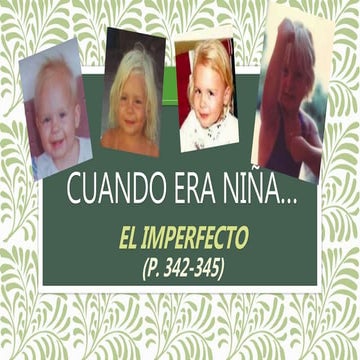 El imperfecto | PPTX