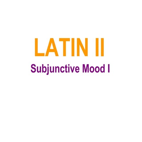 Unit Twelve - Imperfect subjunctive | PPT