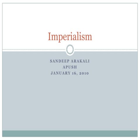 American Imperialism | PPTX