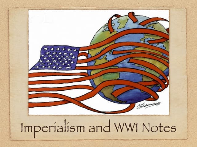 Imperialism In Ww1 Examples