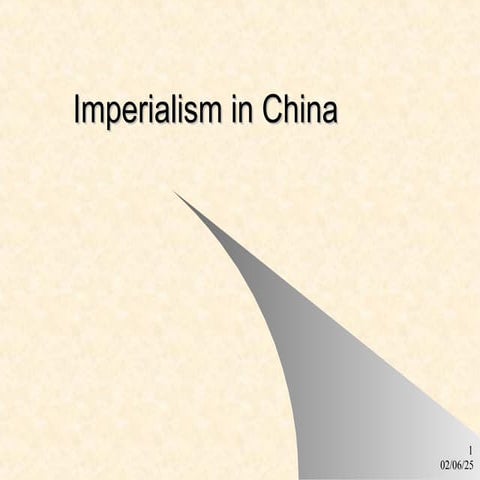 (presentation) Imperialism in Chinese History | PPT