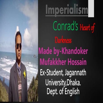Imperialism in Heart of Darkness of Conrad . | PPTX | Books and Literature