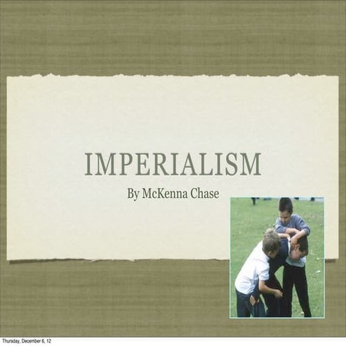 Imperialism vocab | PDF