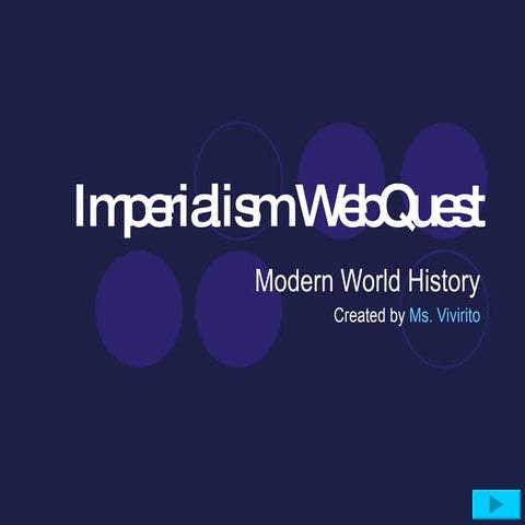 Imperialism Web Quest | PPT