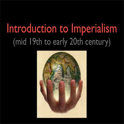 Imperialism w notes | PPT