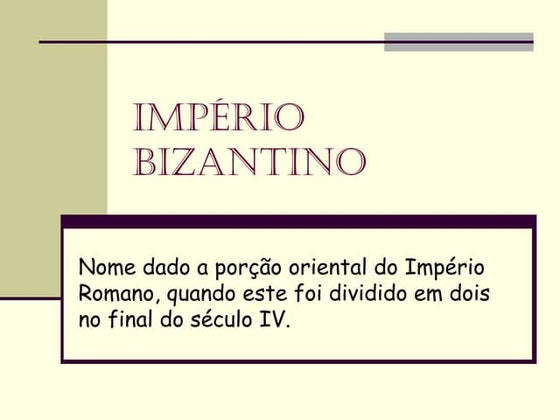 Império bizantino | PPT