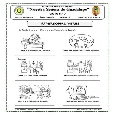 Impersonal verbs 4 to | DOCX