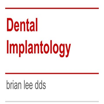 Implant case portfolio | PPTX