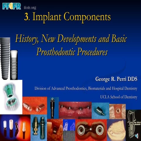 Implant components and basic techniques3 | PPT