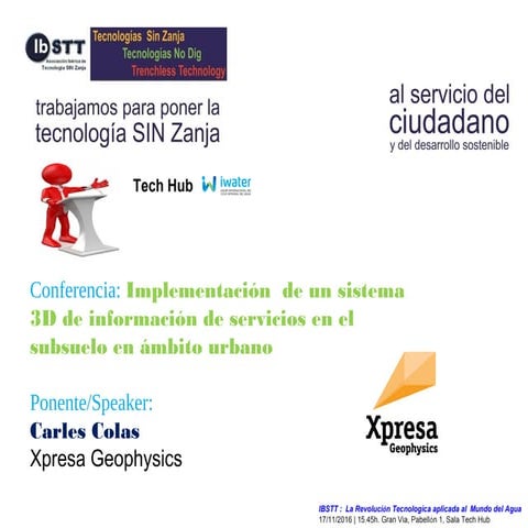 Implementación de un sistema 3D de información de servicios en el subsuelo en ámbito urbano ...