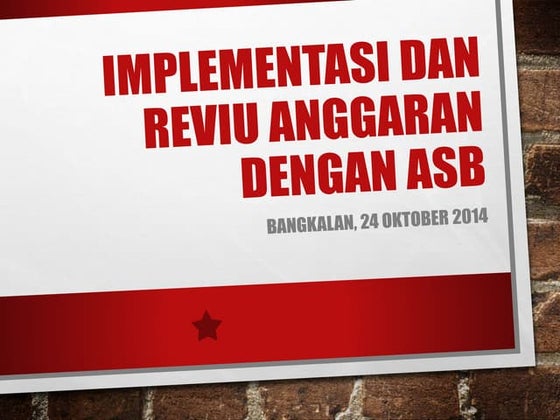ASB dalam Perencanaan dan Penganggaran | PDF